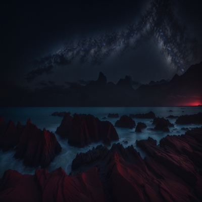 Digital art sea wallpaper - KDE Store