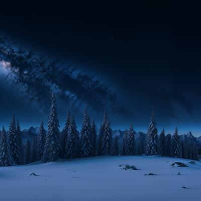 Winter night wallpaper - addons.videolan.org