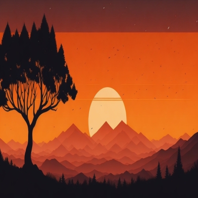 wallpaper landscape tree - KDE Store