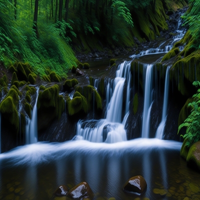 waterfall forest - KDE Store