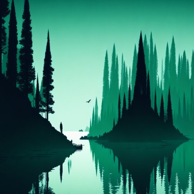 forest abstract wallpaper - KDE Store