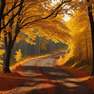 Road forest wallpaper - KDE Store