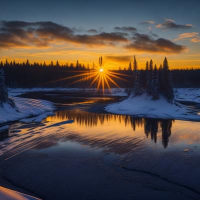 Winter morning wallpaper - addons.videolan.org