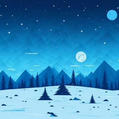 Winter forest wallpaper - KDE Store