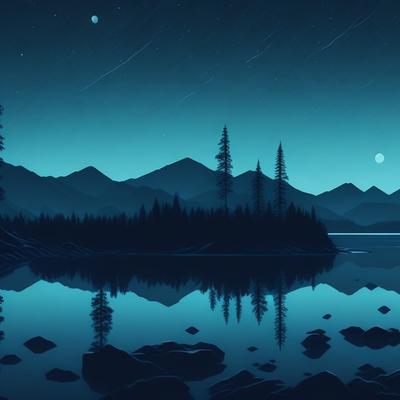 Dark lake night wallpaper - KDE Store