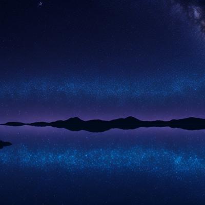 Dark lake night wallpaper - KDE Store