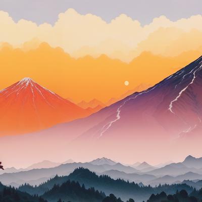 Japan mountain wallpaper - KDE Store