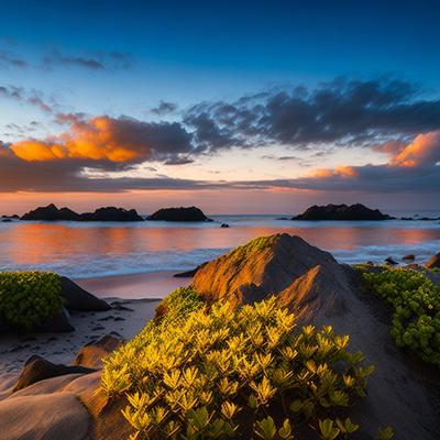 beach landscape view - KDE Store