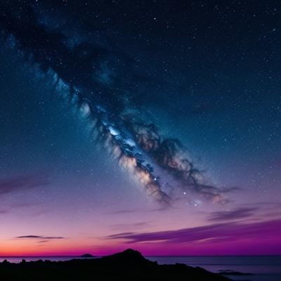 Colorful Night Starry Sky - KDE Store