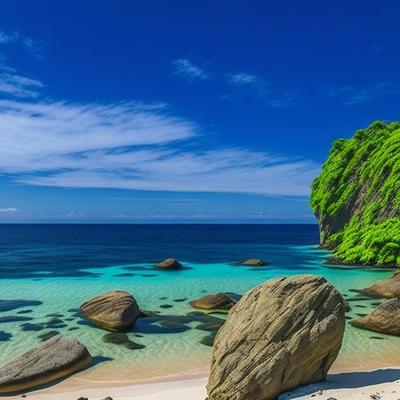 Beach sea wallpaper - KDE Store