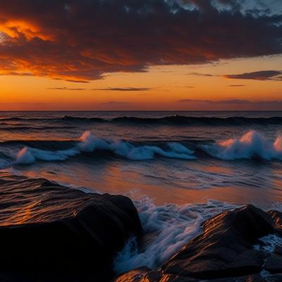 Ocean wave wallpaper - KDE Store