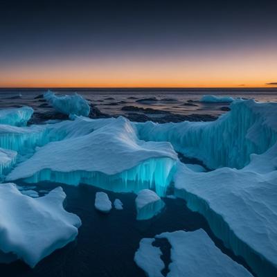 Beautiful glacier ice wallpaper - KDE Store