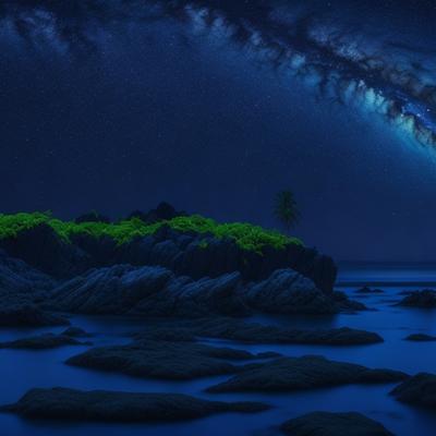 Dark night sea wallpaper - KDE Store