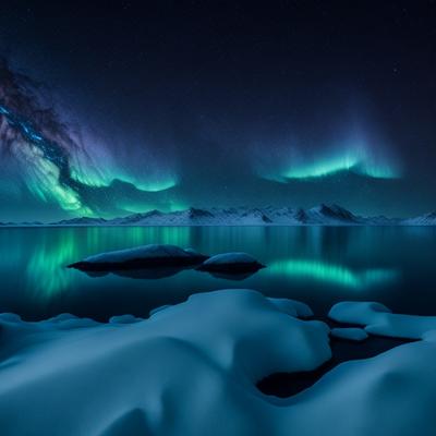 Winter blue night wallpaper - addons.videolan.org