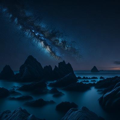 Sea rock night wallpaper - addons.videolan.org