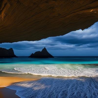 Sea cave wallpaper - KDE Store