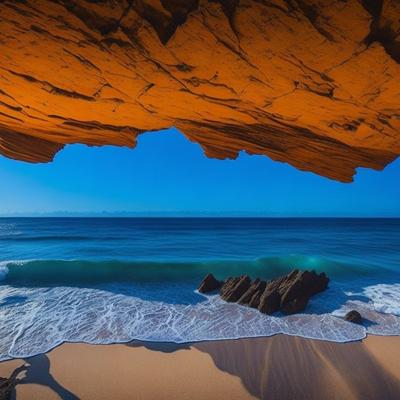 Beautiful sea cave wallpaper - KDE Store