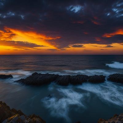 Evening sea wave - KDE Store