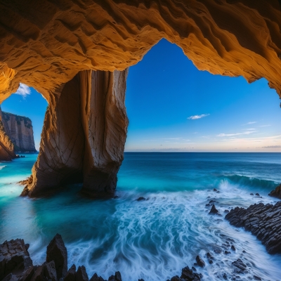 Sea cave wallpaper - KDE Store