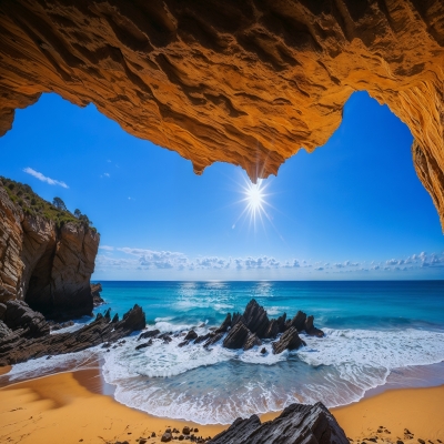 Sea cave wallpaper - KDE Store