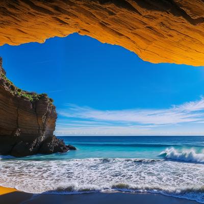 Sea cave wallpaper - KDE Store
