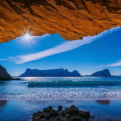 Sea cave wallpaper - KDE Store