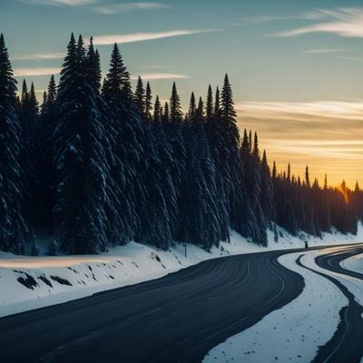 Road Turn Tree - KDE Store