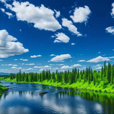 Landscape river wallpaper - KDE Store