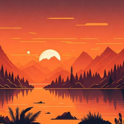 illustration landscape wallpaper - KDE Store