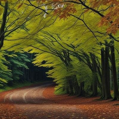 Road forest wallpaper - KDE Store