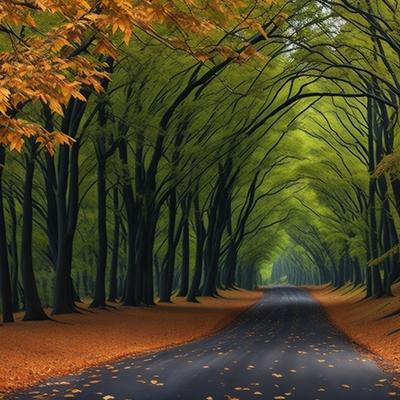 Beautiful road forest wallpaper - KDE Store