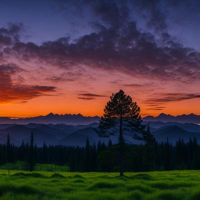 Evening sky wallpaper - KDE Store