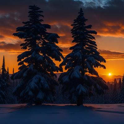 Winter forest wallpaper - addons.videolan.org