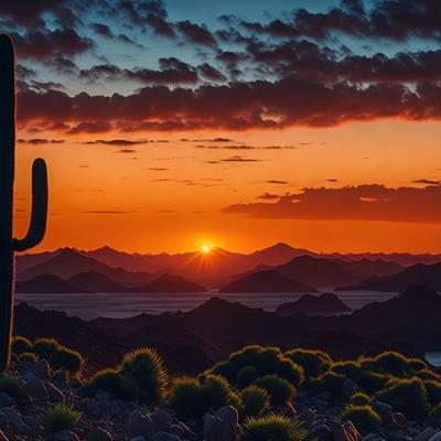 Mountain sunset wallpaper - KDE Store