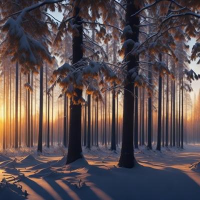 Winter forest wallpaper - KDE Store