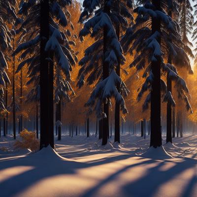 Winter forest wallpaper - KDE Store