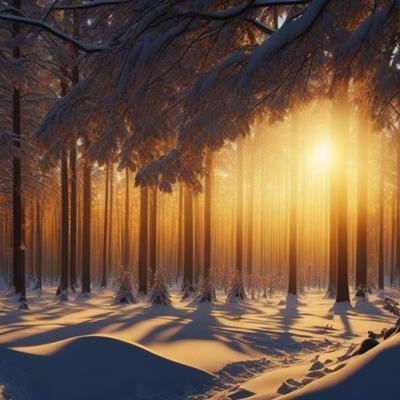 Winter forest wallpaper - KDE Store