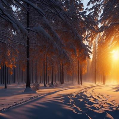 Winter forest wallpaper - KDE Store