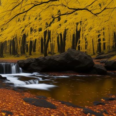 Forest waterfall wallpaper - KDE Store