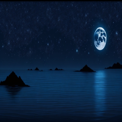 Moon night wallpaper - KDE Store