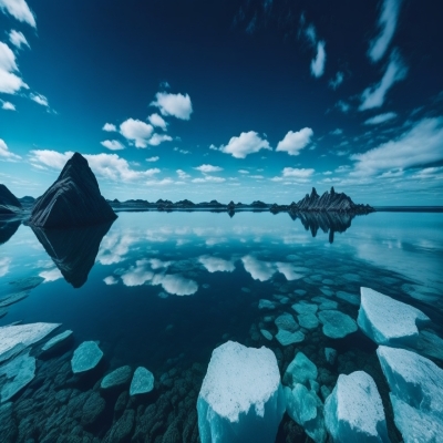 Winter lake wallpaper - KDE Store