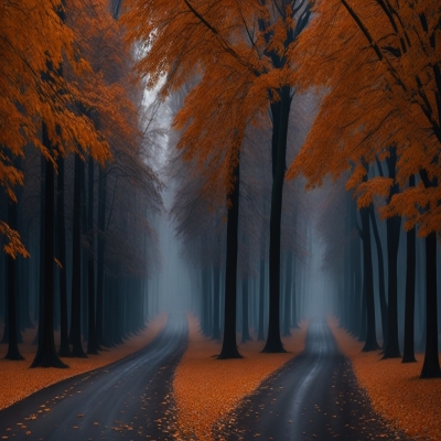 Forest road wallpaper - KDE Store