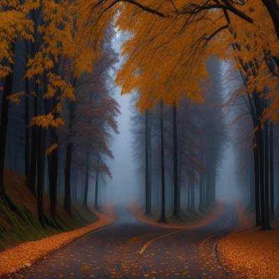 Forest road wallpaper - KDE Store