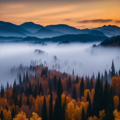 Mountain forest wallpaper - KDE Store