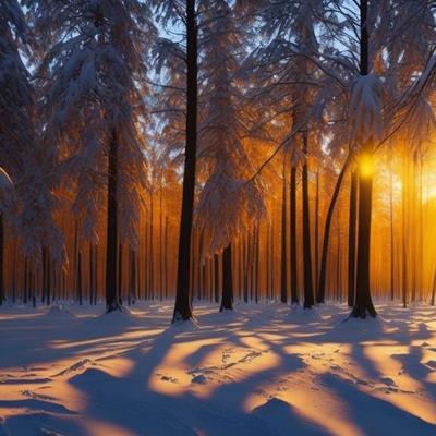 Winter forest wallpaper - addons.videolan.org