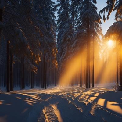 Winter forest wallpaper - KDE Store