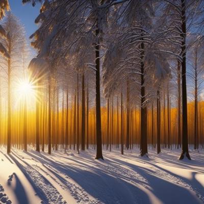 Winter forest wallpaper - KDE Store