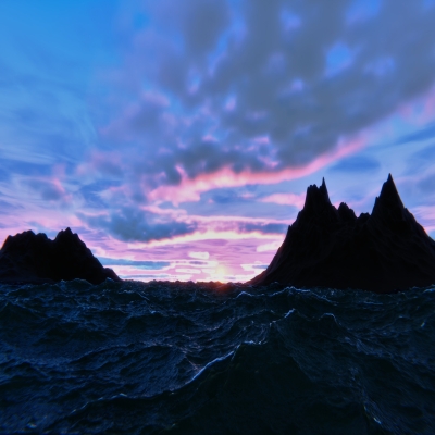 Ocean sunset - KDE Store