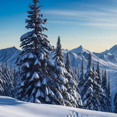 beautiful winter trees - KDE Store