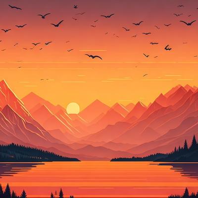 Beautiful vector Landscape - KDE Store